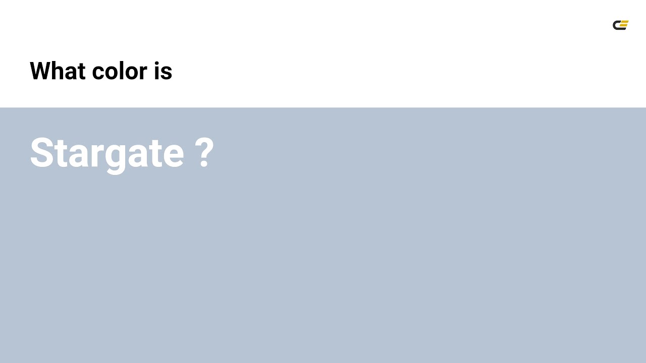 Stargate color #b7c4d3 hex color - Blue color - Warm color b7c4d3 - YouTube