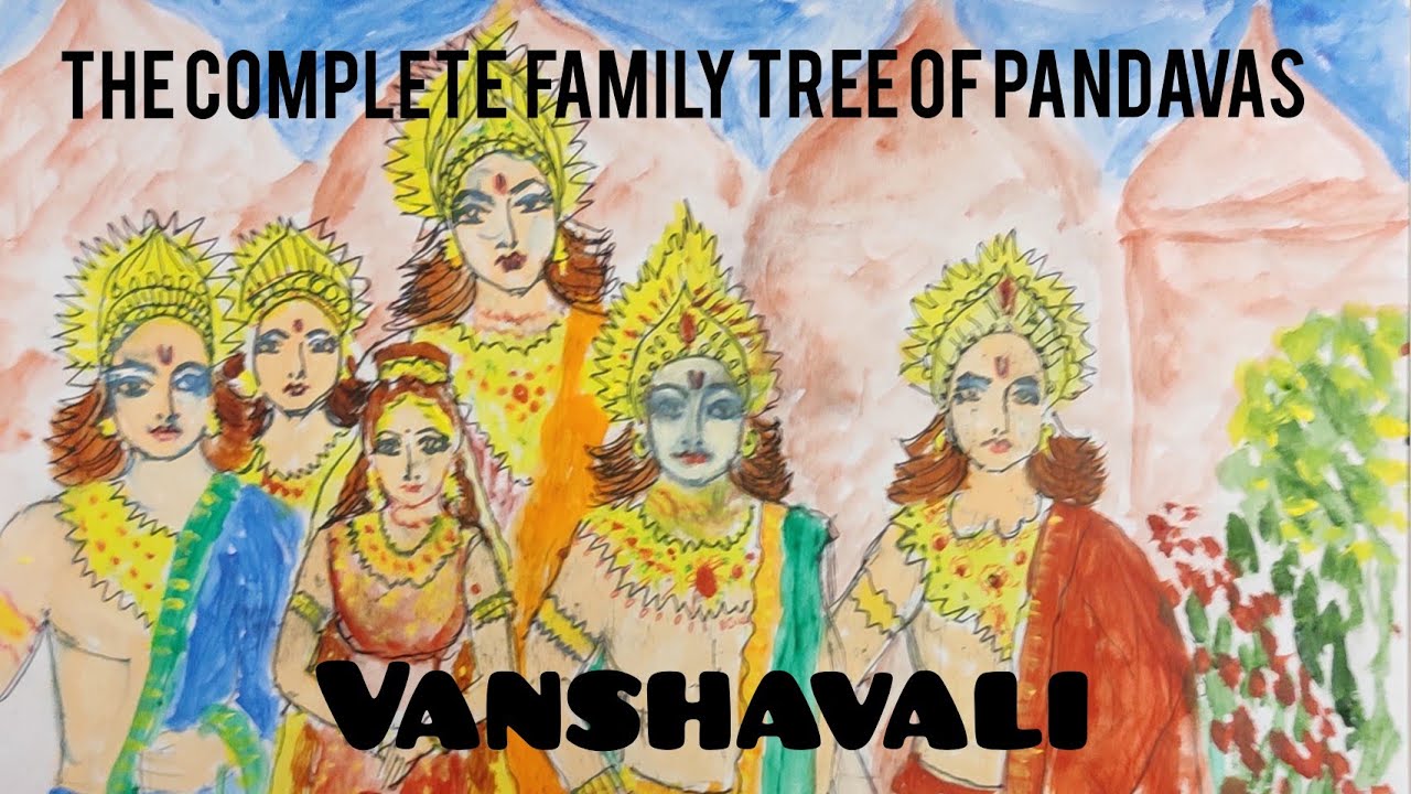 The complete family tree of Pandavas - Chandra Vansha - Lunar Dynasty ...