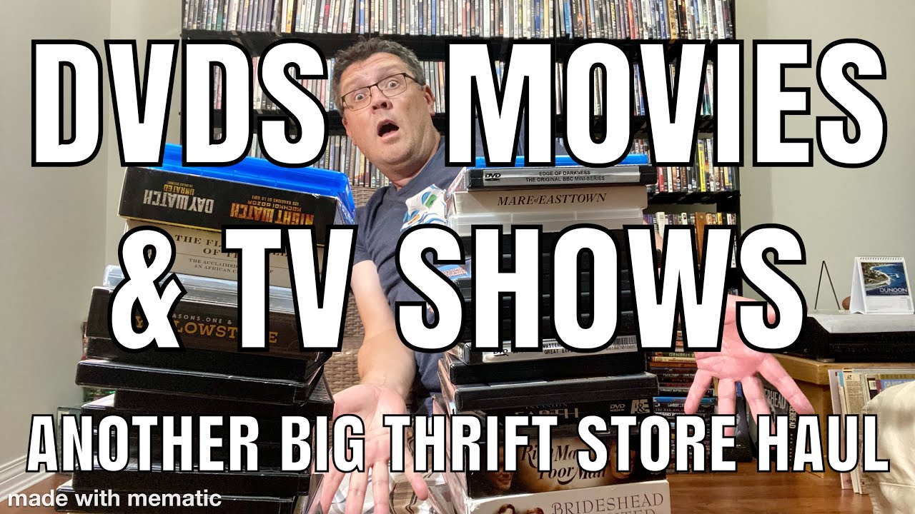 DVD MOVIES & TV SHOWS - BIG THRIFT STORE HAUL - YouTube