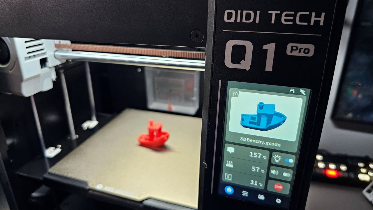 The Qidi Tech Q1 Pro FDM Printer - Simple 3D Printing Beginner's Guide ...