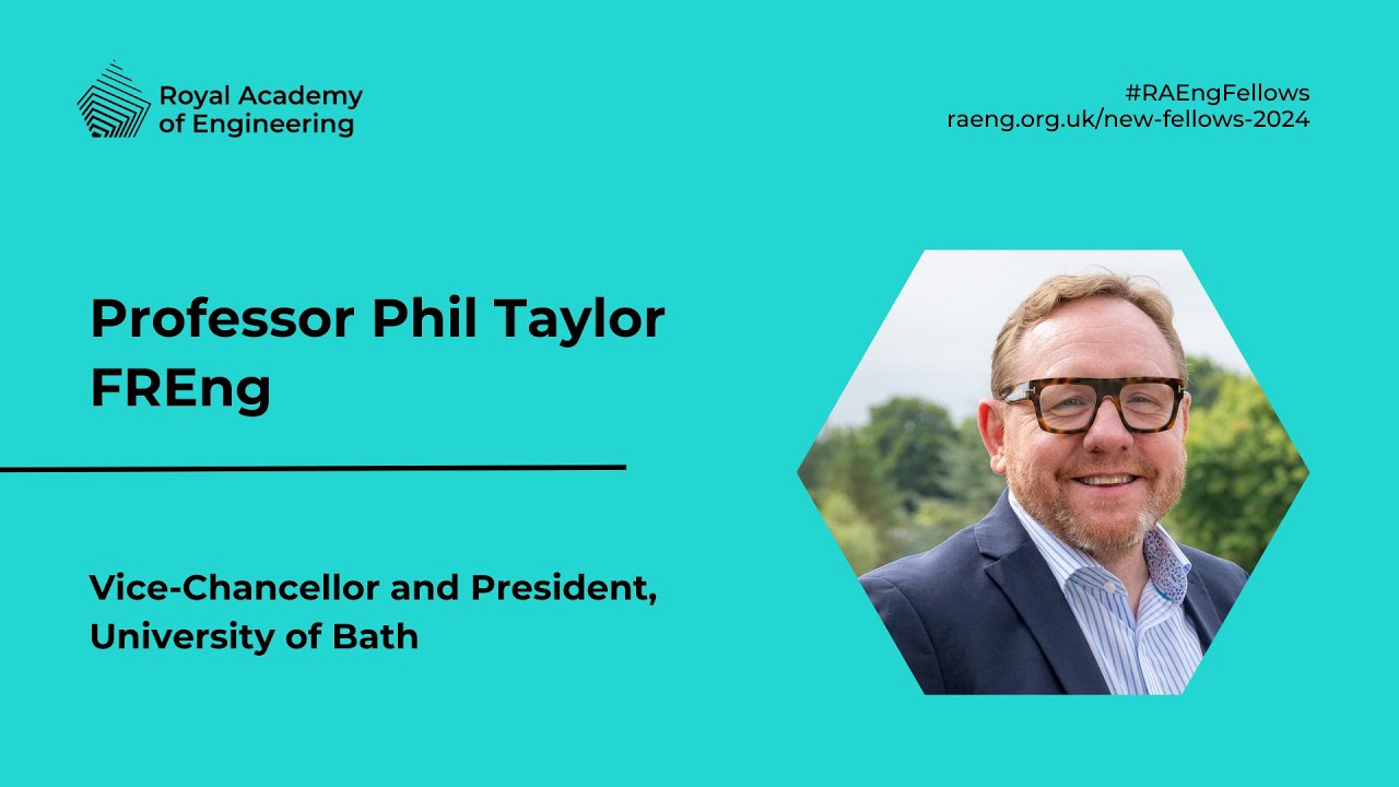 New Fellow 2024: Professor Phil Taylor FREng - YouTube