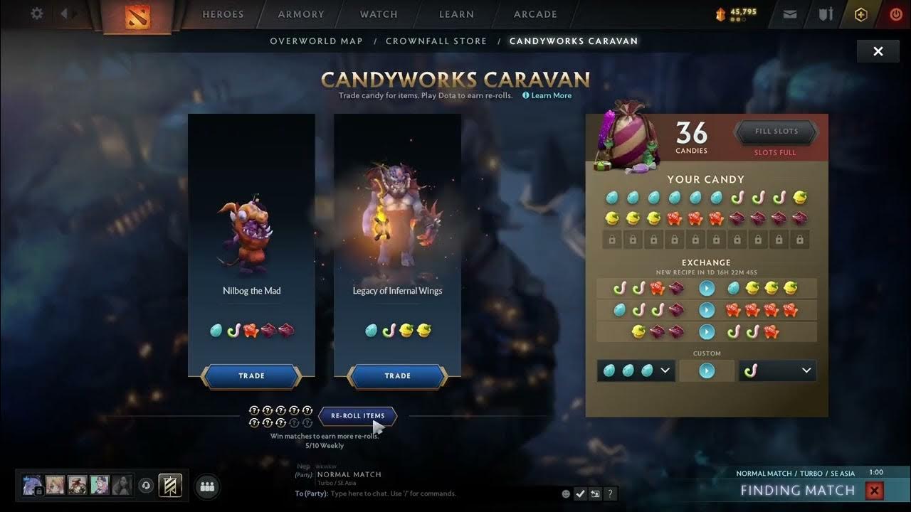 Iseng iseng Gacha Arcana Candyworks Caravan event Dota 2 - YouTube