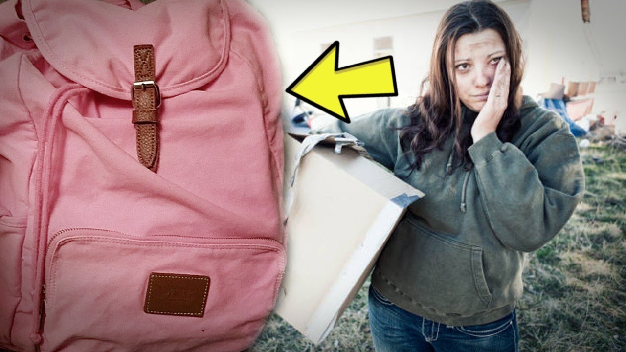 Poor Mom Buys Kid's Backpack at Flea Market, Discovers Something Weird ...