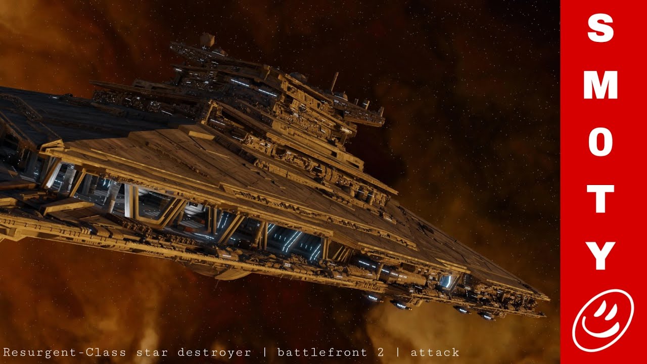 Star Wars Battlefront 2 Resurgent-Class star destroyer (no commentary ...