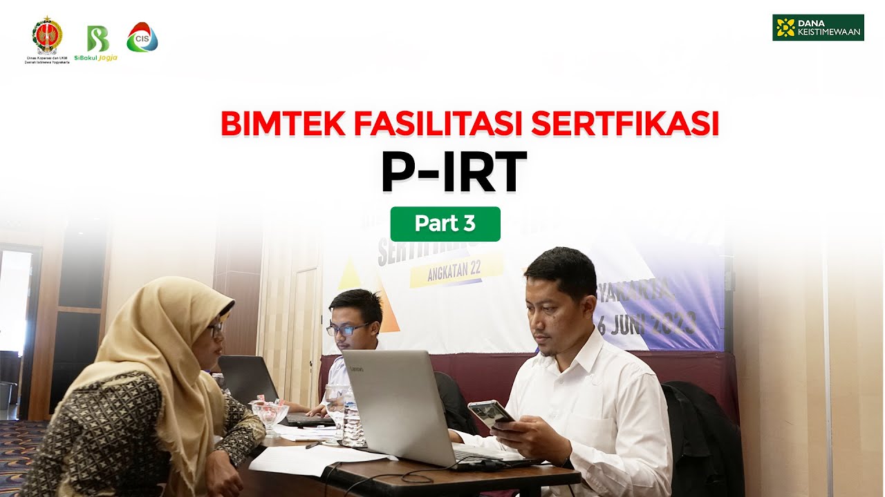 Bimtek Fasilitasi Sertifikasi P-IRT - YouTube