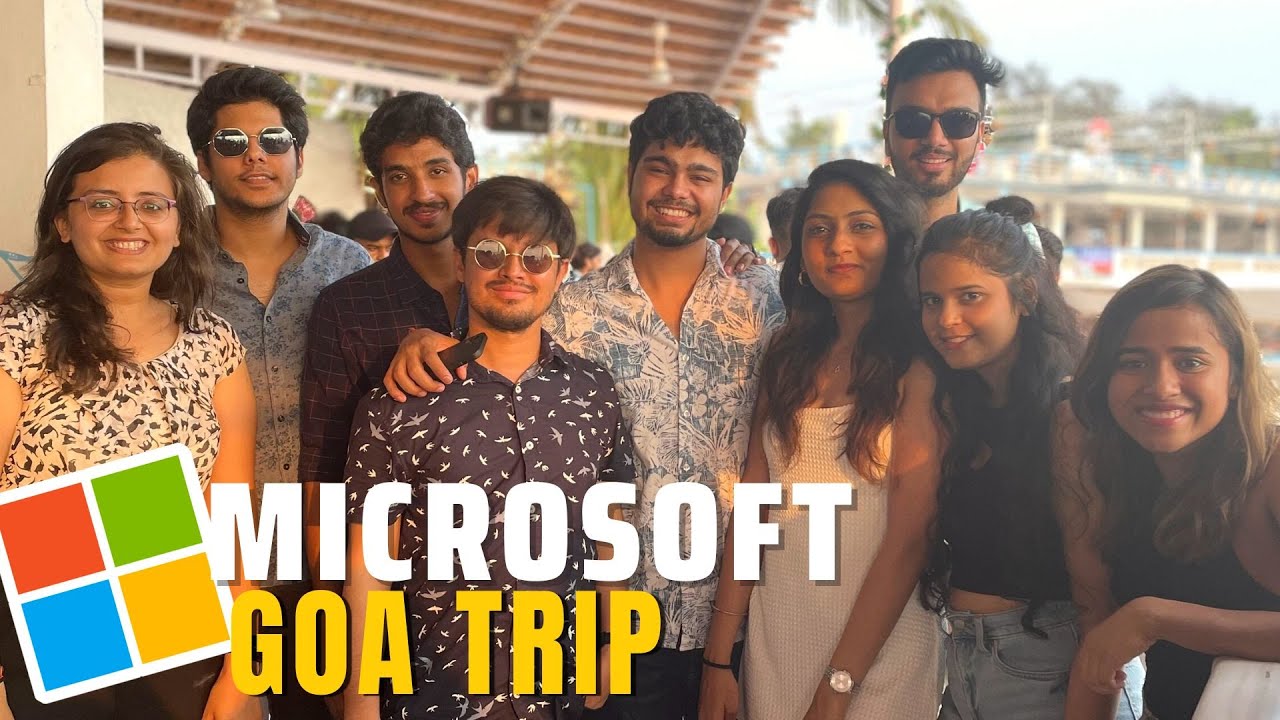 @Microsoft's Office Trip to Goa! 🔥| Software Engineers Partying in Goa ...