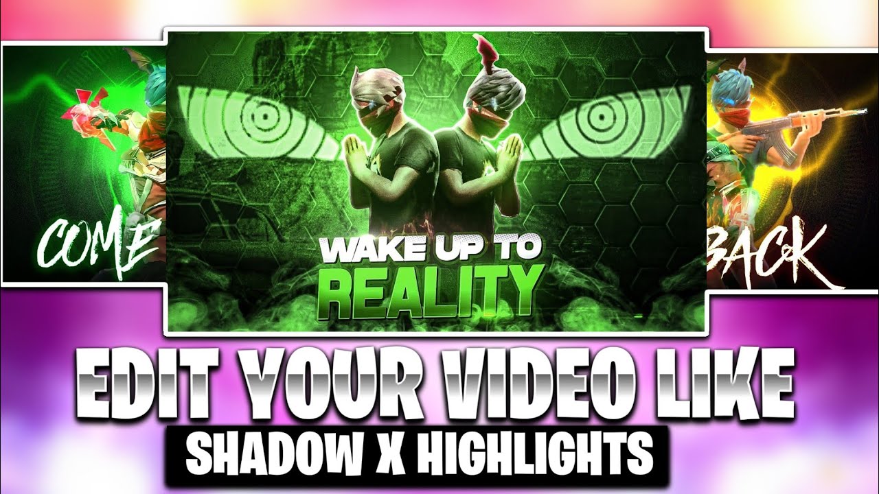 How To Edit Video Like Shadow X Highlights 🔥 Montage Editing Like ...