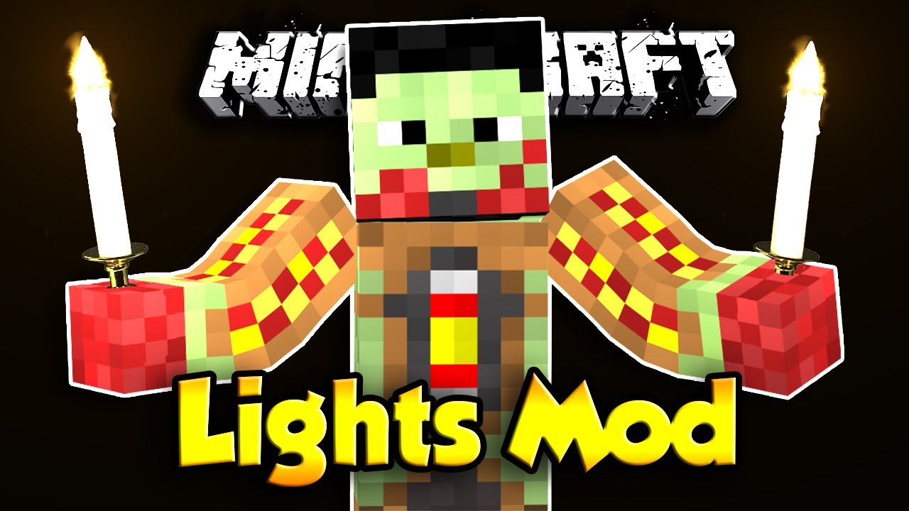 Minecraft - Lights Mod! - YouTube