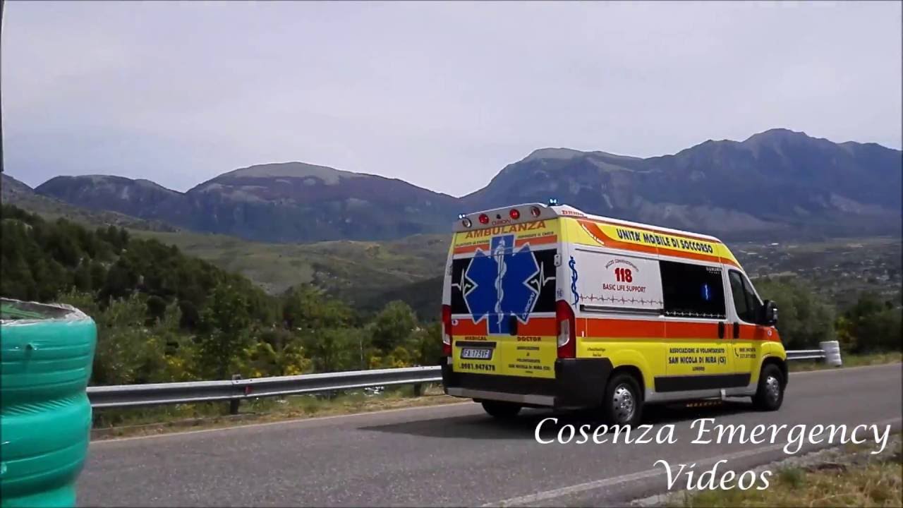 [NEW] Ambulanza in emergenza - FULL LED - Italian 118 EMS Ambulance in ...