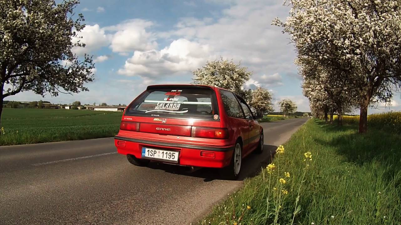 honda civic ed7 B18 - YouTube