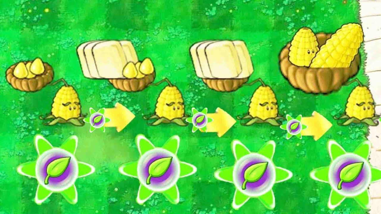 Best strategy Plants vs Zombies| Protected from zomboni zombies with ...