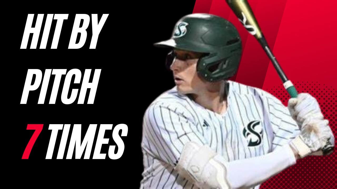 What! Matt Masciangelo Hit By Pitch 7 Times! - YouTube