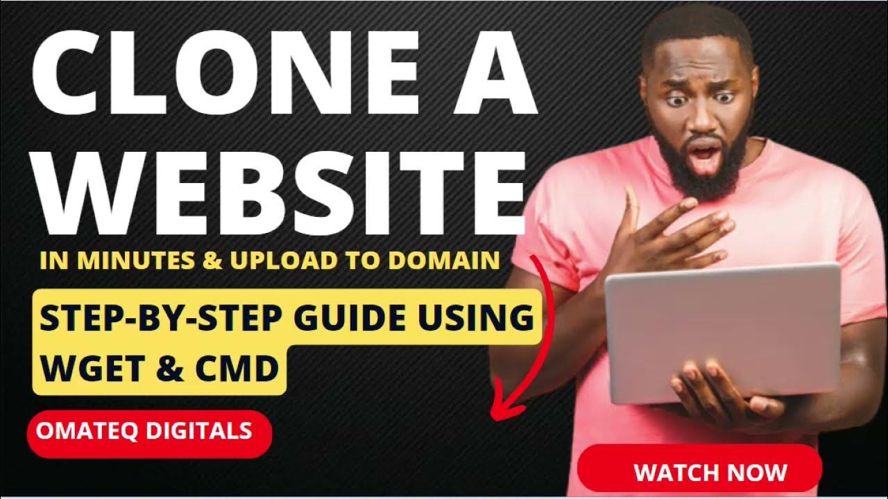 Clone a Website in Minutes: Step-by-Step Guide using Wget and CMD 2023 ...