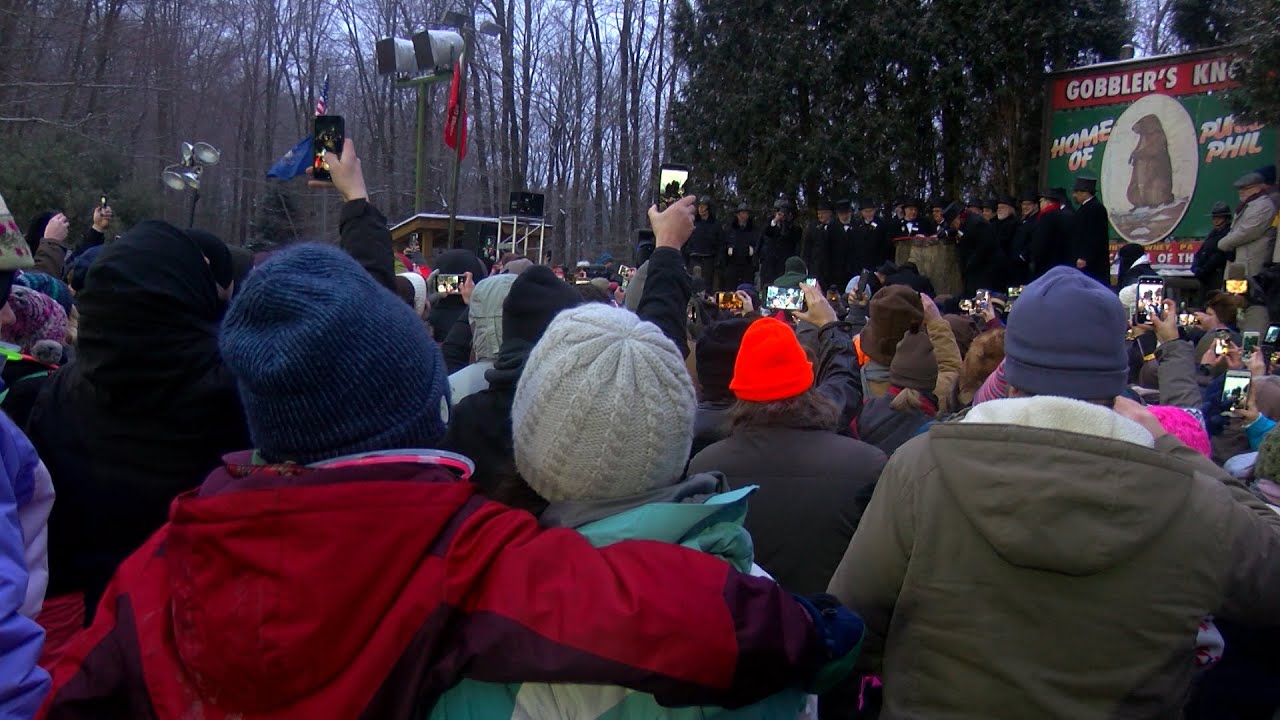 Thousands attend Groundhog Day in Punxsutawney - YouTube