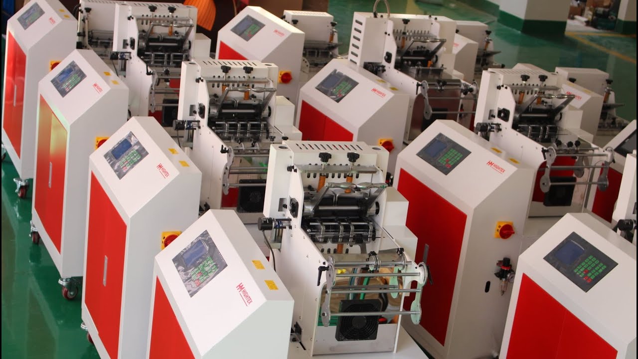 Automatic rope cutting machine to India - YouTube