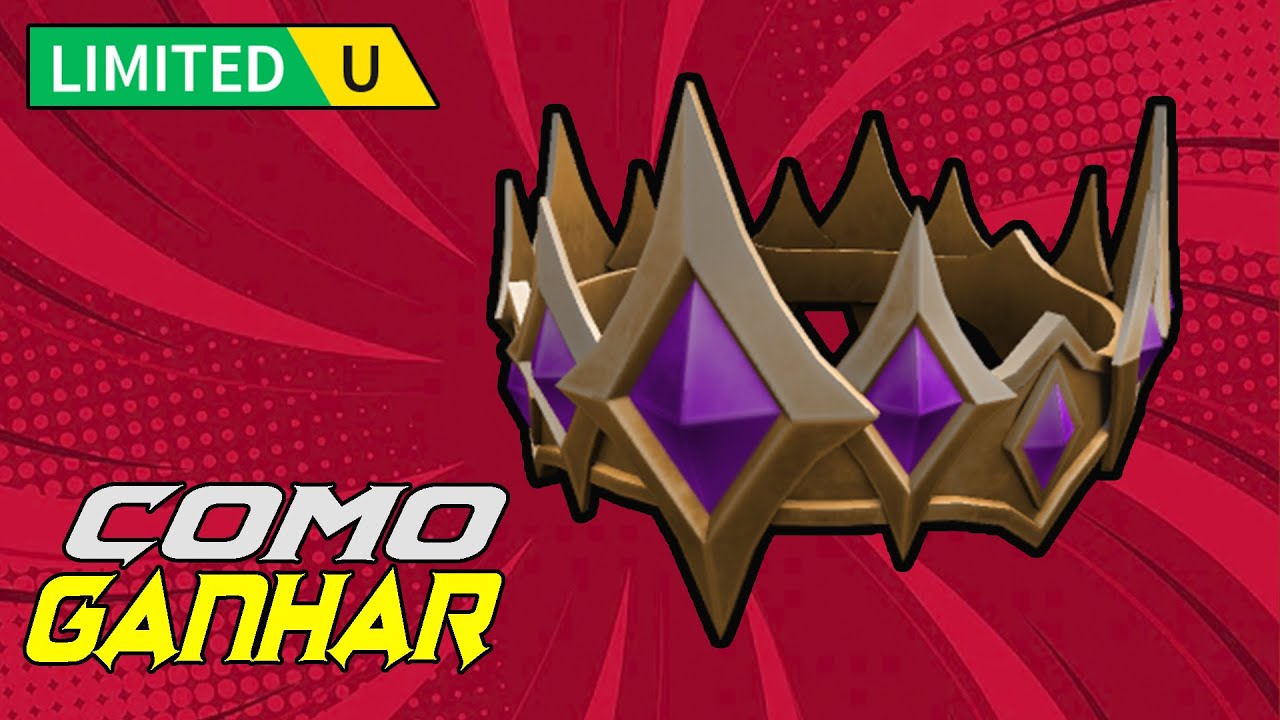 COMO PEGAR O NOVO ITEM GRÁTIS Limited UGC [Coroa de gema real roxa ...
