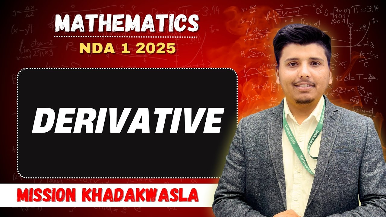 NDA Maths || Derivative in One Shot For NDA 1 2025 BY PARVEEN SIR ...