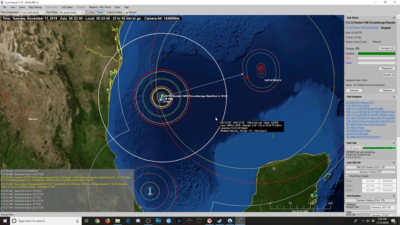 CMANO: Aegis vs SS-N-12 Sandbox Missile - YouTube