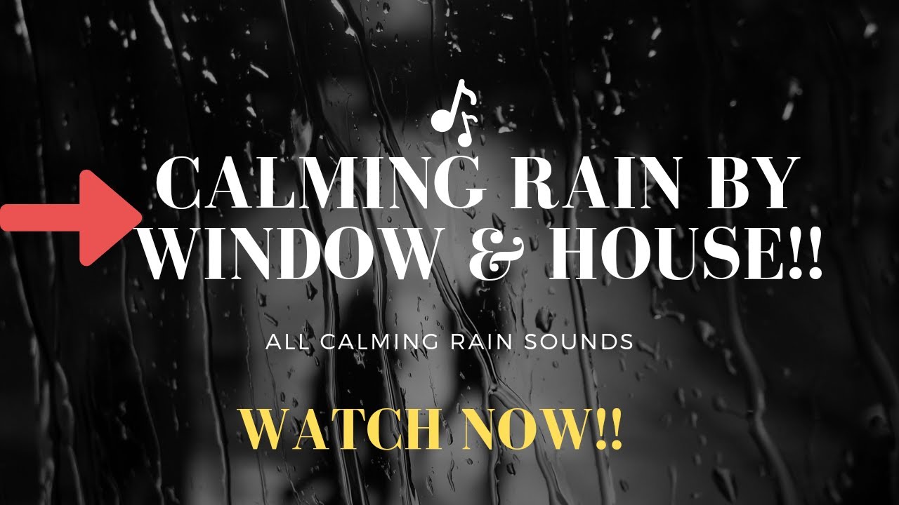 Amazing Calming Rain Sounds! - #rain - YouTube