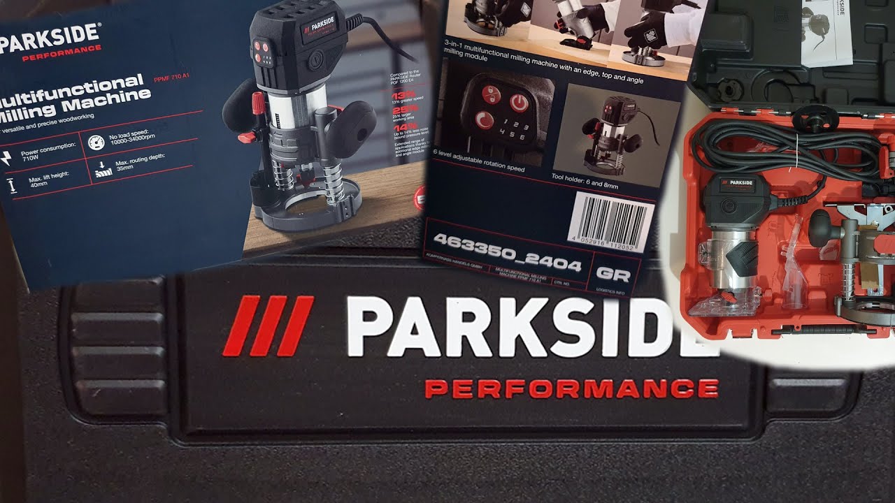 PARKSIDE Multifunctional Milling Machine PPMF 710 A1.(Ρούτερ Parkside ...