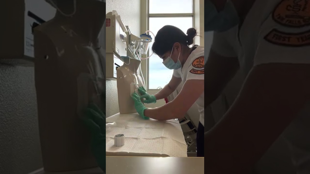 Picc line dressing change/blood draw - YouTube