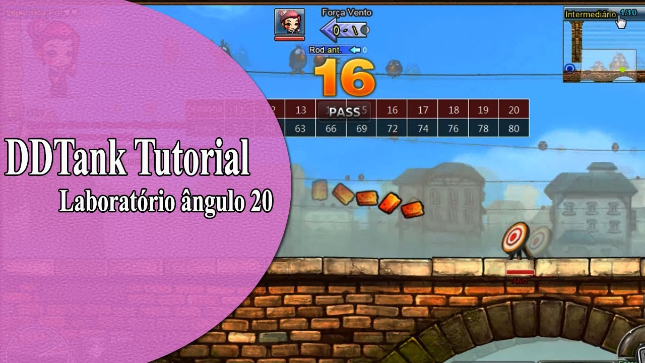 DDTank Tutorial: Laboratório ângulo 20º - YouTube