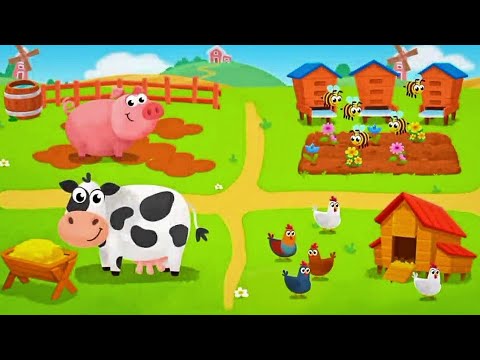 chicken toys | birds and animals farm for kids | kids videos | cartoon ...