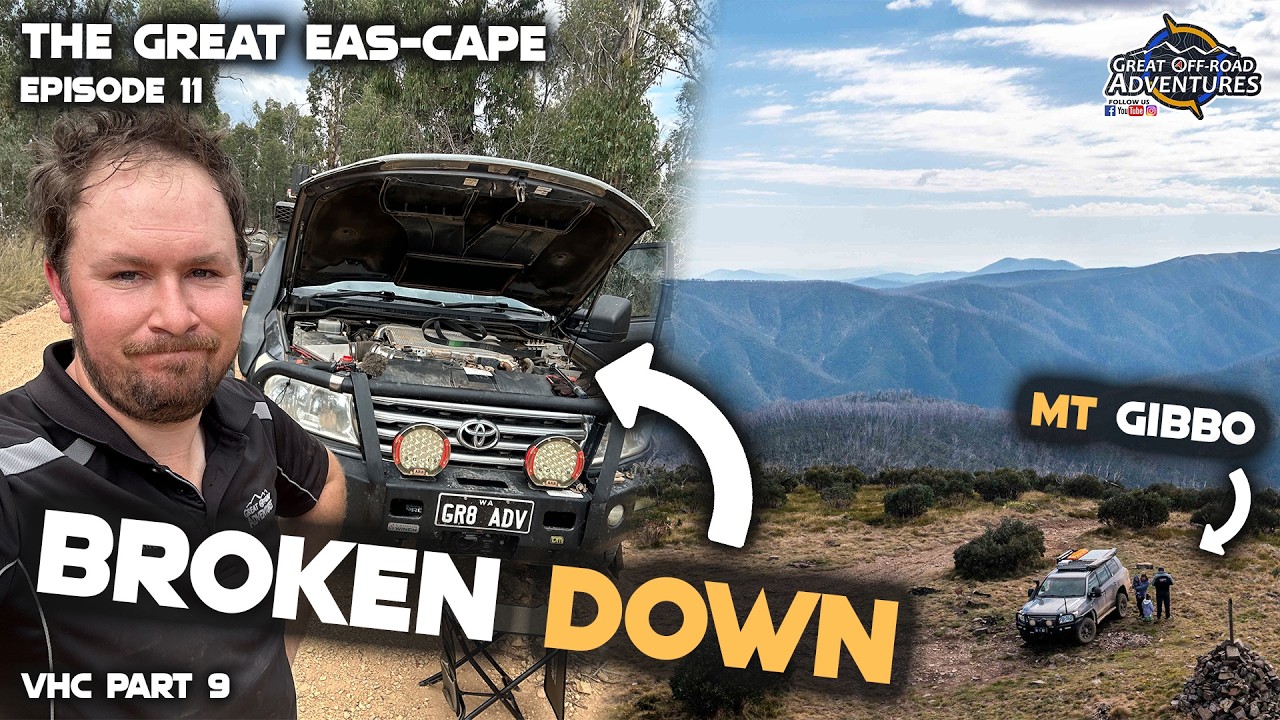 Landcruiser breaks down in the mountains | Vic High Country Adventure ...