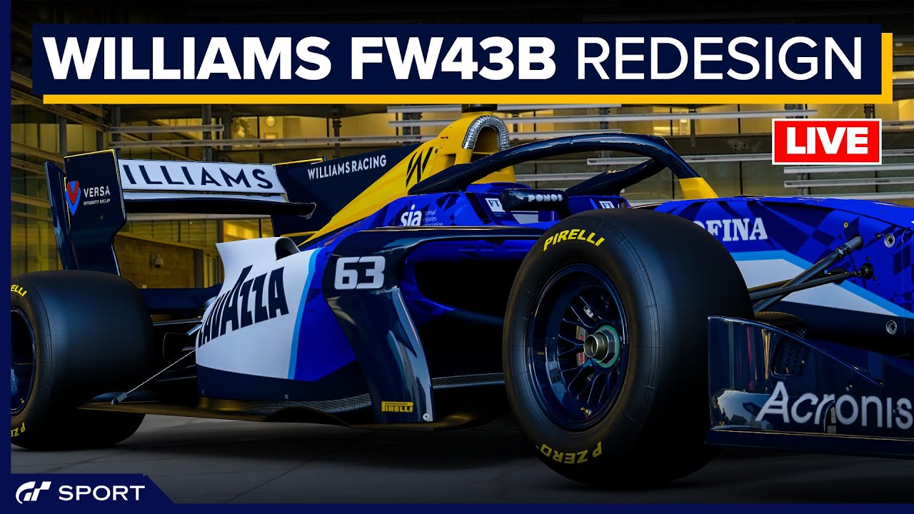 Redesigning The 2021 Williams F1 Car - GT SPORT LIVERY - YouTube