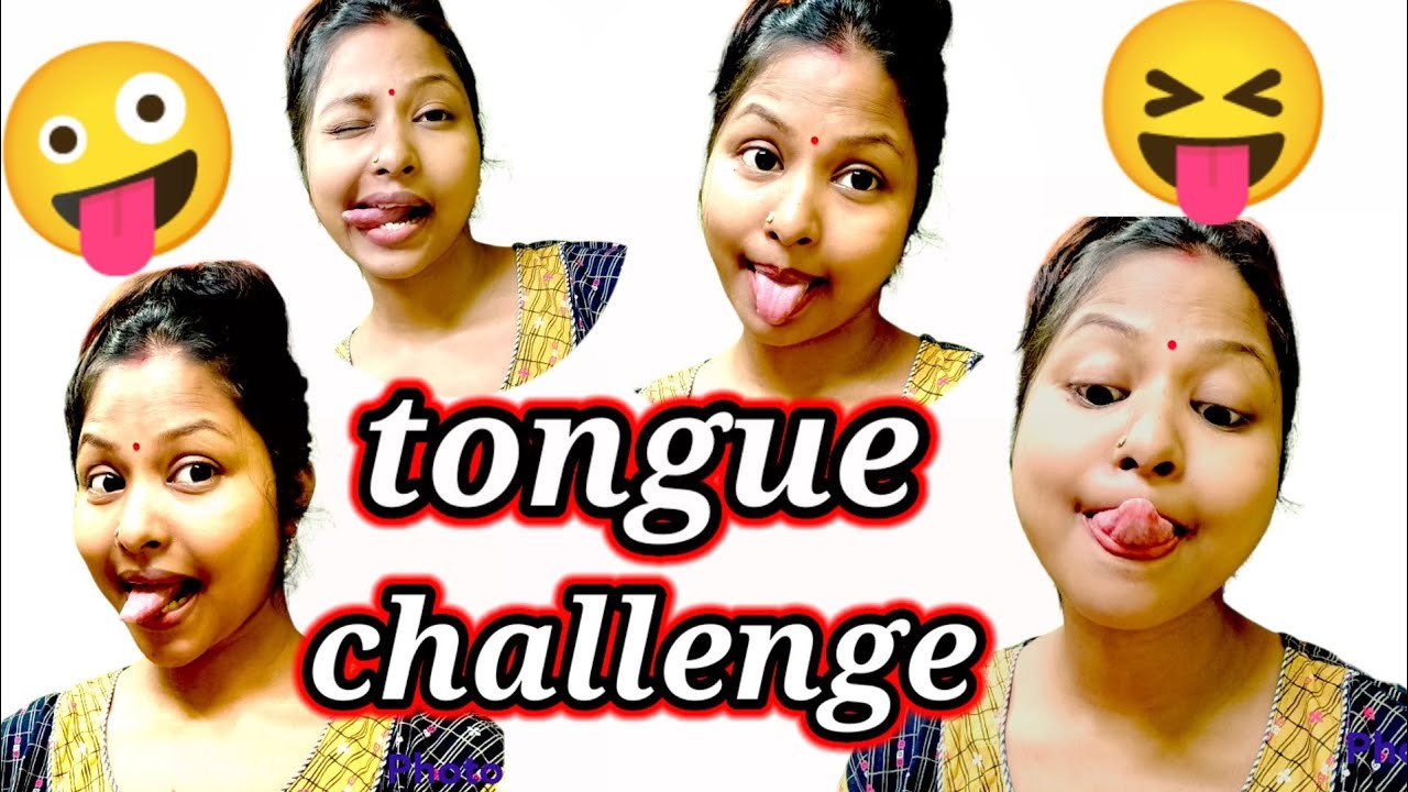 tongue challenge করতে গিয়ে এ কি হাল হোল আমার 😜🤪#apurgolpo #challange # ...