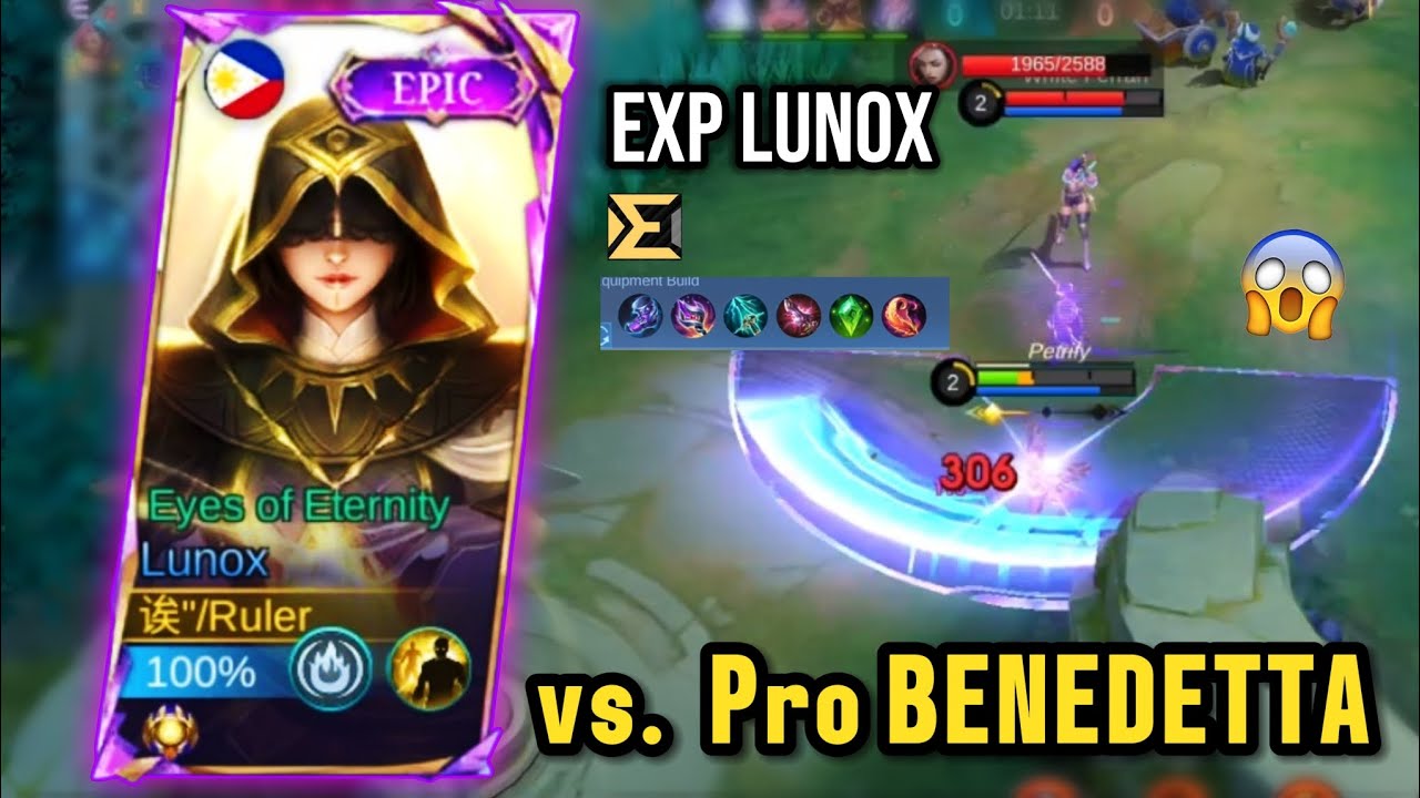LUNOX GAMEPLAY IN EXP LANE? IS IS POSSIBLE?! ( BEST BUILD 2024) MLBB - YouTube