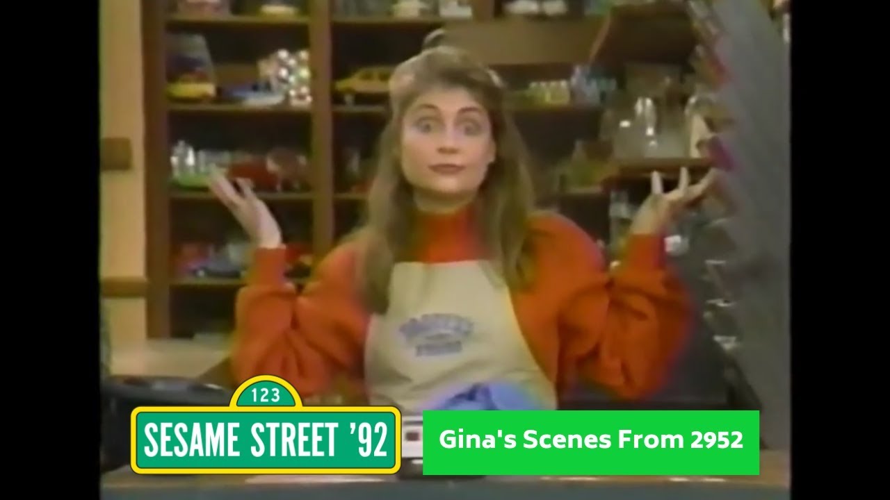 Sesame Street '92: Gina's Scene from 2952 - YouTube