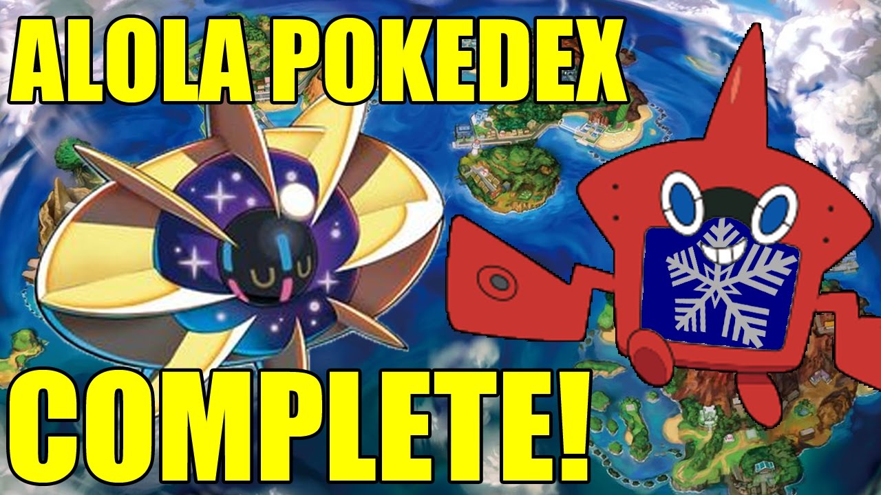 The Entire Alola Pokedex is Caught - YouTube