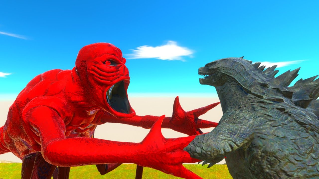 GODZILLA vs TITANUS RED in ARBS | Animal Revolt Battle Simulator ...