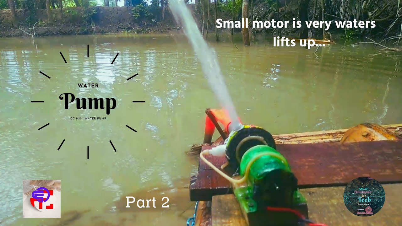 Make a mini water pump new way | Mini water pump high powerful [part 2 ...