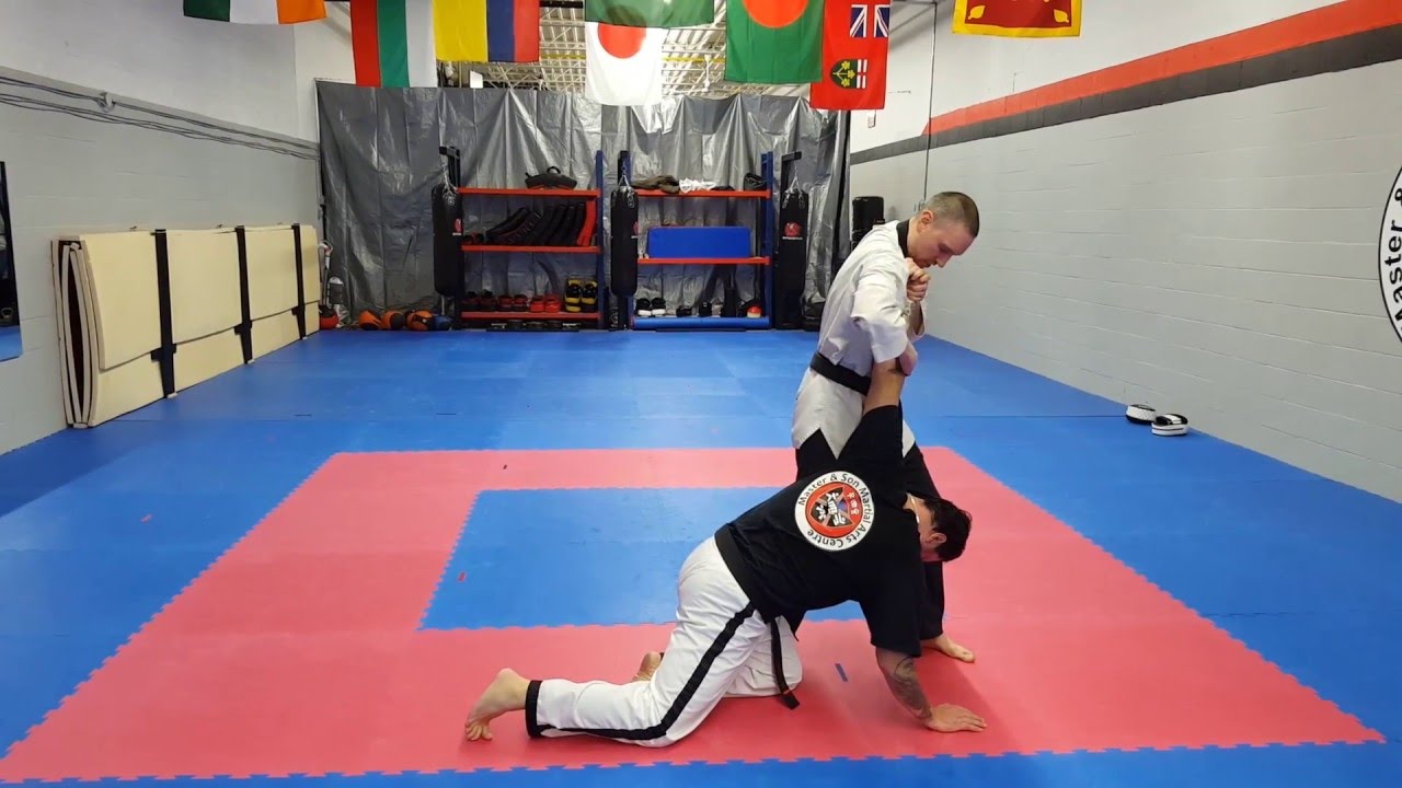 Shoulder Grab to Take Down with Master Todd - YouTube