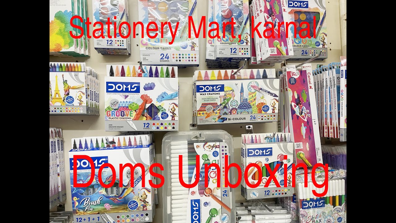 Unboxing Doms Items, Doms Color Unbox, #doms #doms #unboxing #art #kits ...