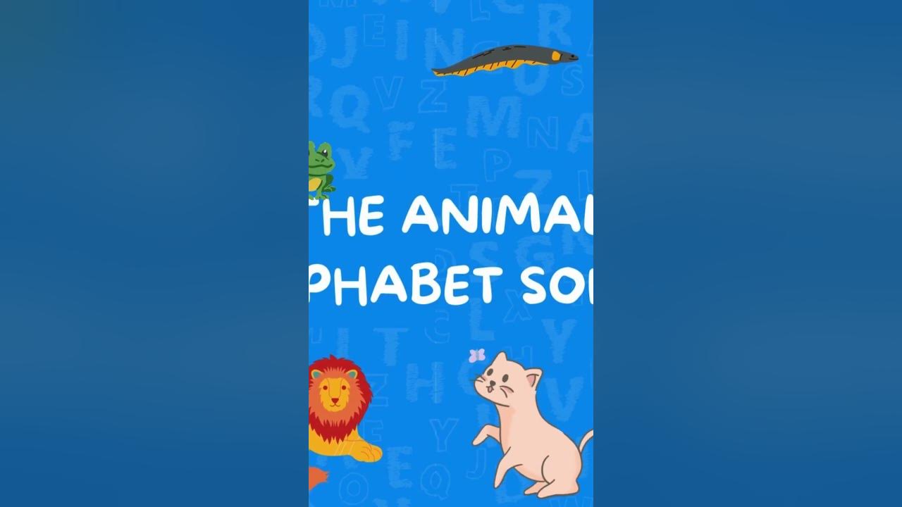 ABC Song │ The Animal Alphabet Song │ Learn The ABCs │Kiddo - YouTube