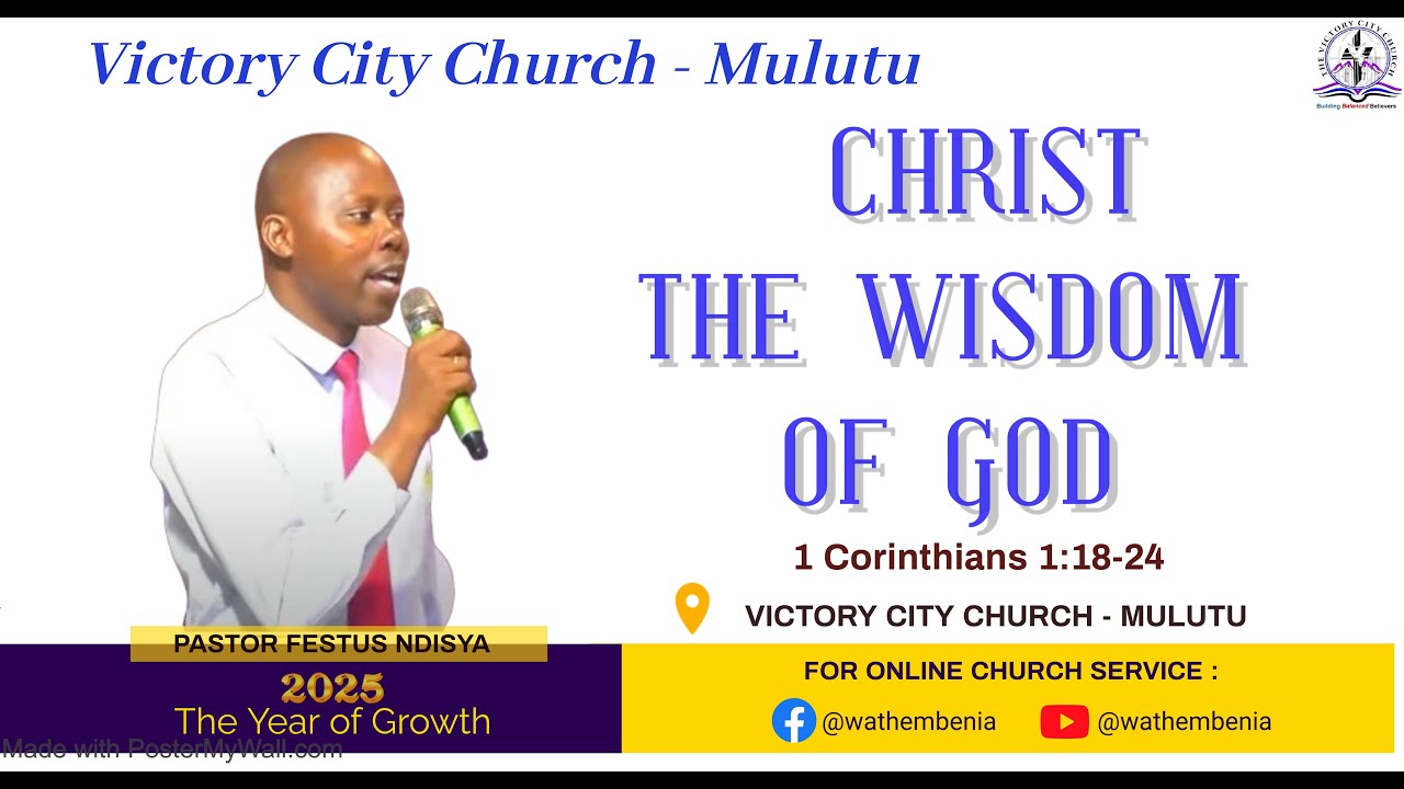 Pastor Festus Ndisya: Christ - The Window of God - YouTube