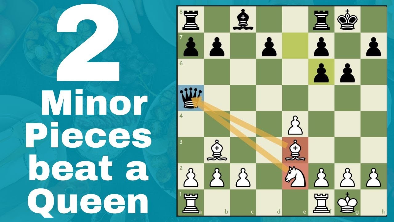 When Are 3 Minor Pieces Better Than A Queen? - YouTube