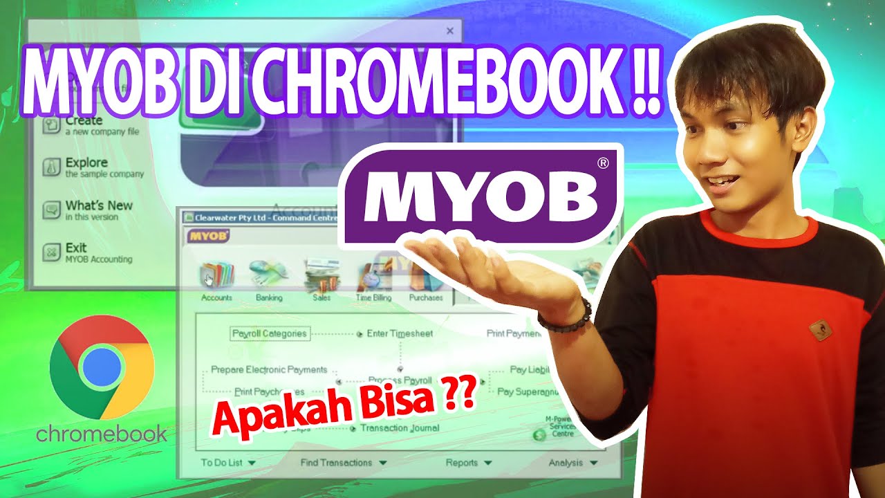 CARA INSTALL MYOB DI CHROMEBOOK | 2022 - YouTube