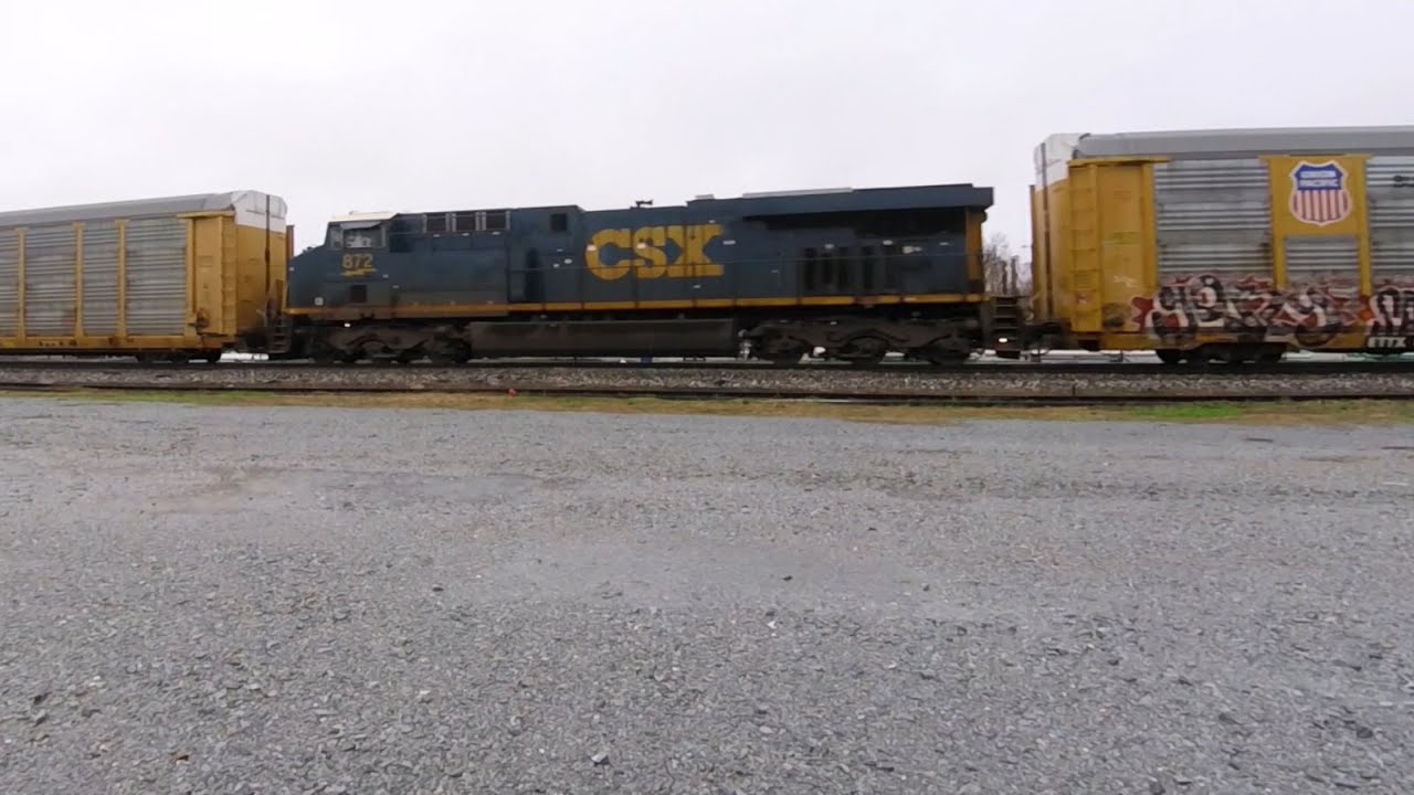Distributed Power Autorack Train - CSX Q237 - YouTube