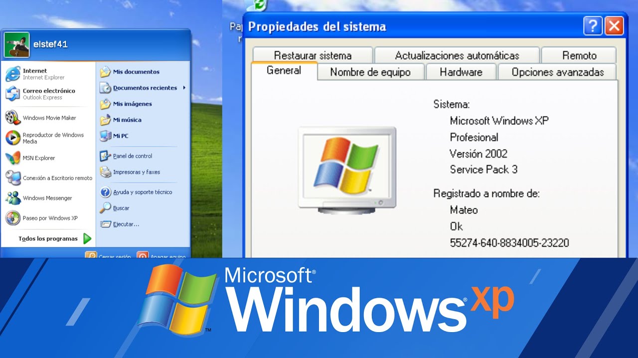 Windows XP RTM vs Windows XP SP3 (y algunas actualizaciones) - YouTube