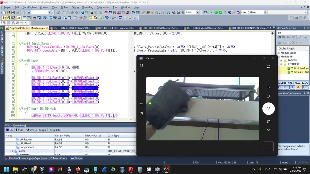 IQR.TURCK IO-Link Master with Turck IOLink Devices - YouTube