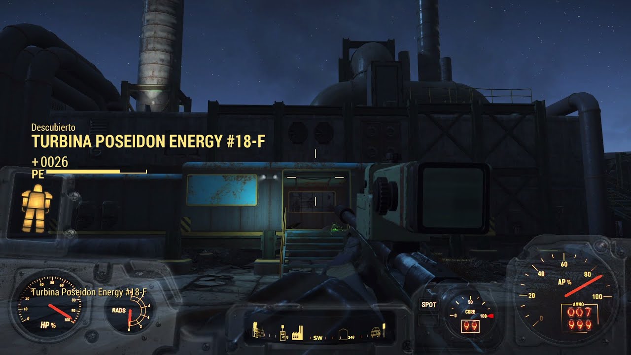Fallout 4, Descubriendo Turbina Poseidon Energy #18-F. - YouTube