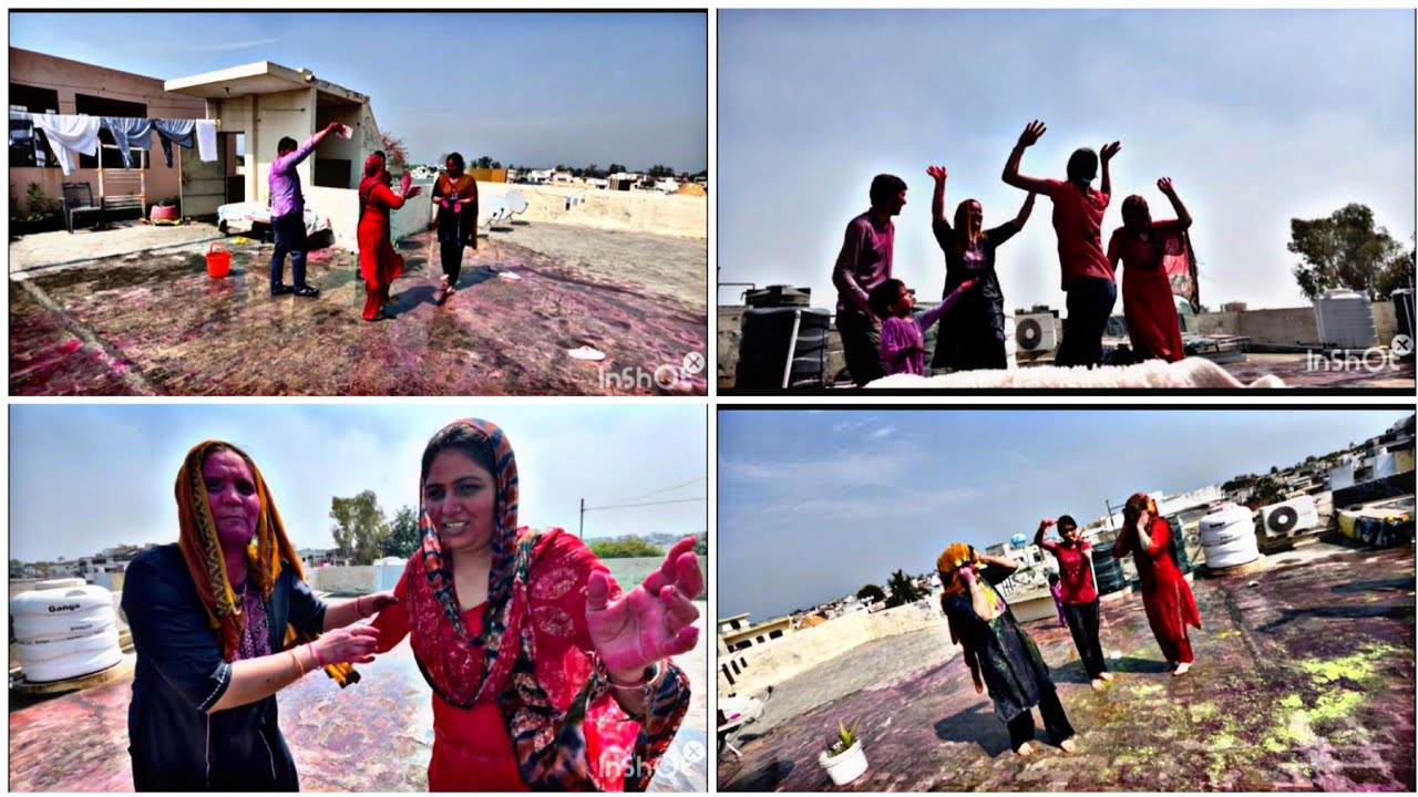 देवरानी और नंनद नंदोई और देवर के साथ खेली धमाकेदार होली😘ऐसी होली आज तक ...