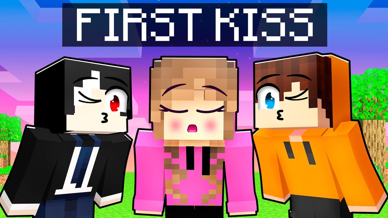 Our FIRST KISS In Minecraft! - YouTube