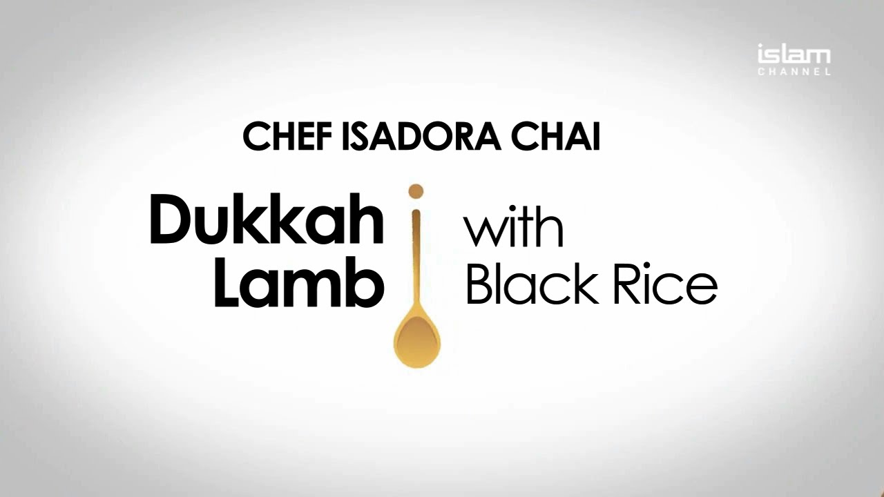 Big Kitchen KL: Chef Isadora Chai Dukkah Lamb with Black Rice - YouTube