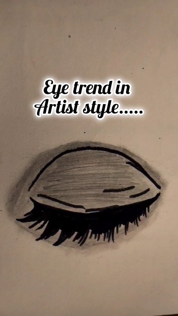 Eye trend 👀 in artist style......#art #drawing #ytshorts - YouTube
