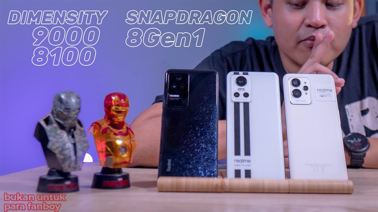 Dimensity 9000, 8100, & SD 8 gen 1. Gini Toh Karakternya. Redmi K50 Pro / Realme GT NEO3 / GT 2 ...